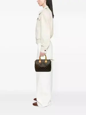 LOUIS VUITTON 1998 Monogram Speedy 25 Boston Bag - Brown