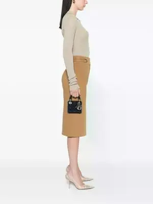 Dior Micro Lambskin Lady Satchel - Black