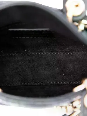 Dior Micro Lambskin Lady Satchel - Black