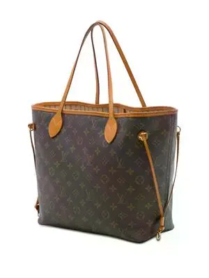 LOUIS VUITTON 2008 Monogram Neverfull Mm Tote Bag - Brown