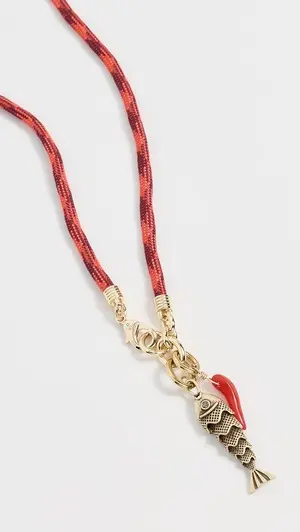 ROXANNE ASSOULIN The Happy Cord Charm Necklace