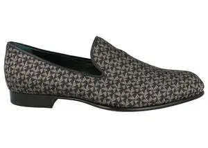 Brioni Geometric Pattern Slip-on Loafers