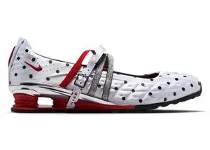 Nike Shox Z Calistra Naked Copenhagen Polka Dot - White/black/metallic Silver