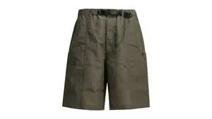 Comme Des Garçons Plaid Cargo Shorts
