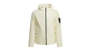 Stone Island Crinkle Reps Ny Windbreaker Jacket - White
