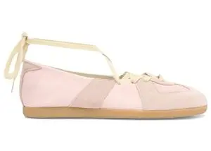 MAISON MARGIELA Replica Soft Laced Ballets - Pale Blush