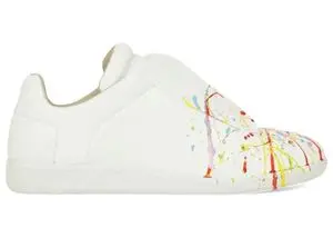 MAISON MARGIELA Future Low Paint Splatter - White