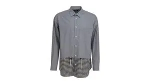 Comme Des Garçons Cotton Inserts Shirt - Grey
