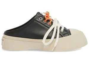 Marni Backless Laceup Sneaker - Black