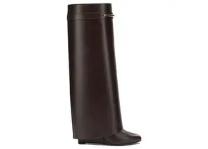 Givenchy Shark Pinch Boots Calf Leather - Brown