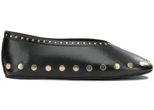 GANNI Jenny Classic Ballet Flats - Black