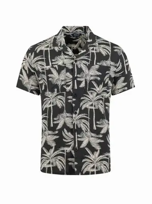 WEIRD FISH Holborn Printed Short Sleeve Shirt