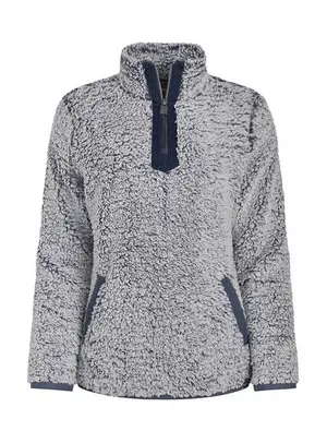 WEIRD FISH Madi Cozy 1/4 Zip Fleece Sweatshirt