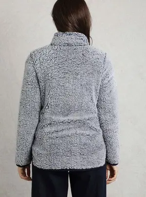 WEIRD FISH Madi Cozy 1/4 Zip Fleece Sweatshirt