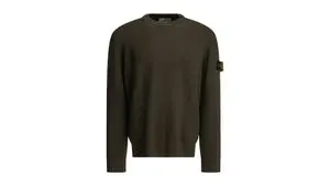 Stone Island Crewneck Sweatshirt Logo Sweater - Grey
