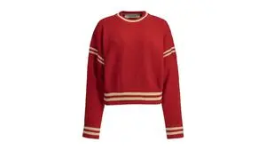 GOLDEN GOOSE Rachel Crewneck Sweatshirt Sweater - Red