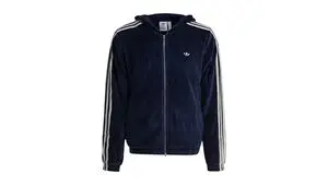 Adidas By Wales Bonner Velour Zippered Sweatshirt