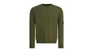 C.P. COMPANY Wool Crewneck Sweatshirt Sweater - Green