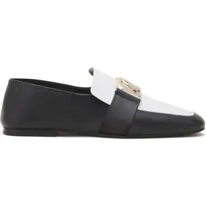 LANVIN Mother & Daughter Slip-on Loafers - Black/white