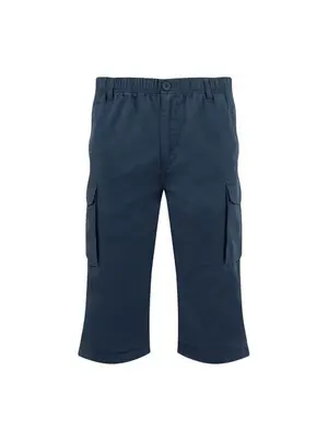 WEIRD FISH Summersville Cargo 3/4 Length Ripstop Shorts - Navy