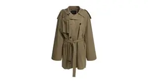 Balenciaga Short Trench Coat - Beige
