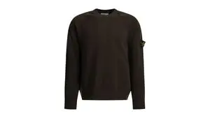 Stone Island Crewneck Sweatshirt Logo Sweater - Brown