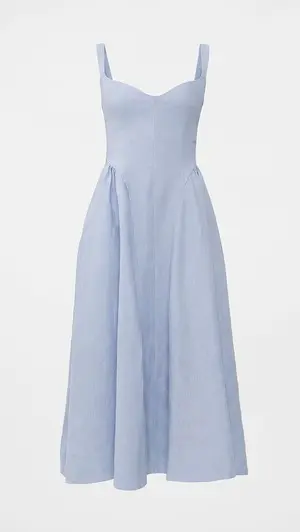 REFORMATION Birdie Linen Dress