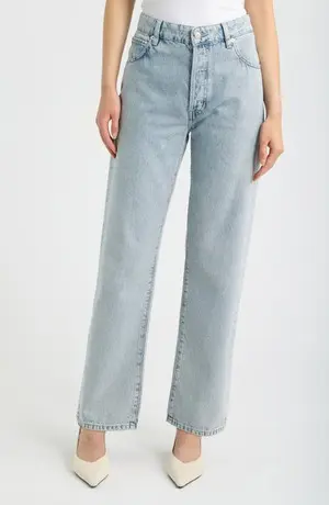 FRAME The Essential Straight Leg Jeans - Air