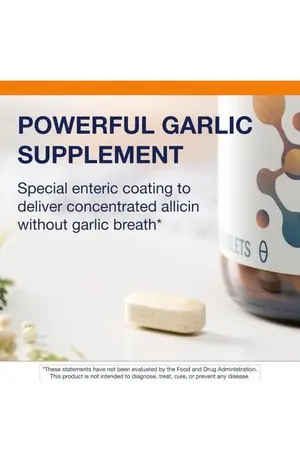 METAGENICS Supergarlic High-potency Garlic Supplement 90 Tablets