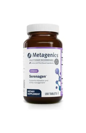 METAGENICS Serenagen Herbal Stress Management Supplement 180 Tablets - None
