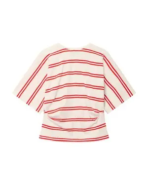 Mint Velvet Striped Batwing T-shirt