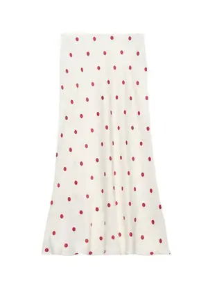 Mint Velvet Polka Dot Slip Skirt
