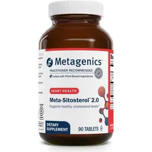 METAGENICS Meta-sitosterol Plant Sterol Complex Cardiovascular Support Supplement 90 Tablets - None