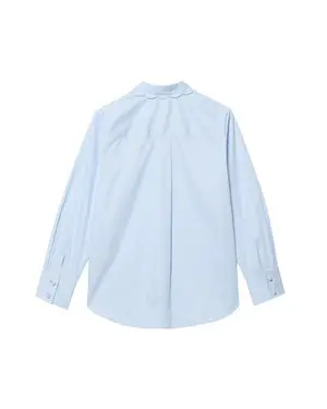 Mint Velvet Cotton Scallop Detail Shirt