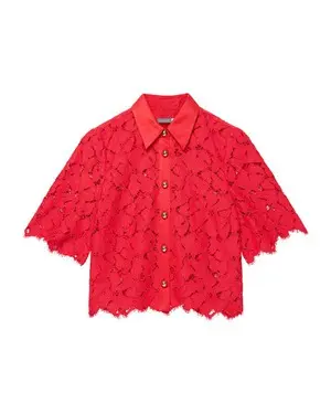 Mint Velvet Lace Cropped Shirt