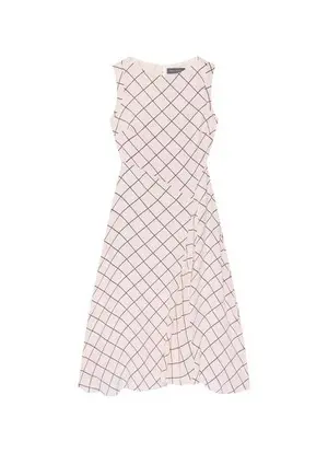 Mint Velvet Sleeveless Checked Midi Dress