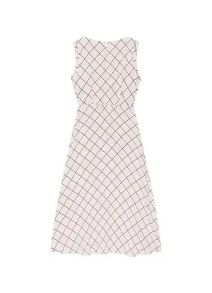 Mint Velvet Sleeveless Checked Midi Dress