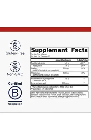 METAGENICS Bone Builder Mineral Complex With Calcium Phosphorus And Mchc Tablets 270 Tablets