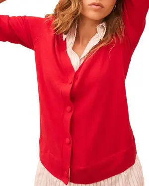 Mint Velvet Cotton Blend Layered Knit Shirt
