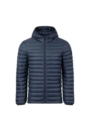 WEIRD FISH Flete Showerproof Padded Jacket - Navy