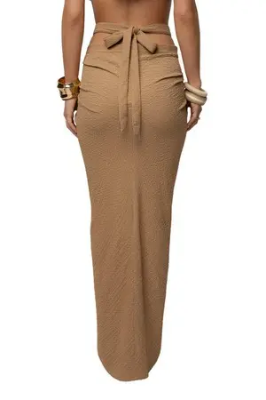JLUXLABEL Cabana Slit Maxi Skirt