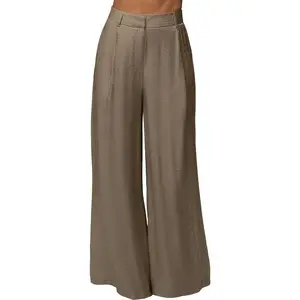 JLUXLABEL Monaco Wide Leg Trouser - Olive