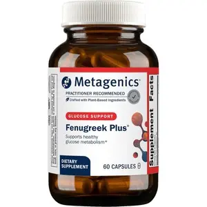METAGENICS Fenugreek Plus Metabolic Support Supplement 60 Capsules - None