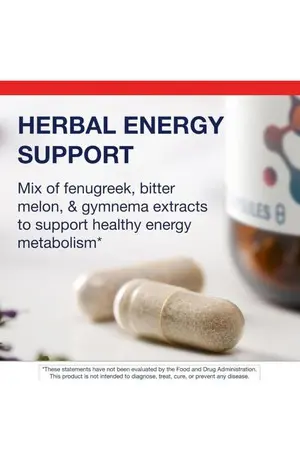 METAGENICS Fenugreek Plus Metabolic Support Supplement 60 Capsules