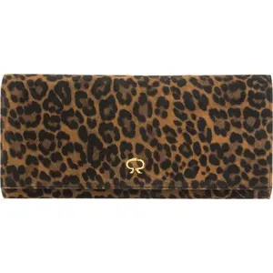 GIANVITO ROSSI Monica Clutch Bag - Leopard Print Suede