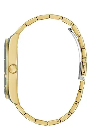 Guess Marbled Multifunction Bracelet Watch - Green Marble