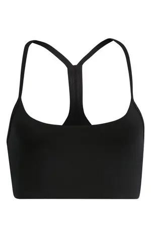 Bp. Stretch Cotton Racerback Bralette - Black