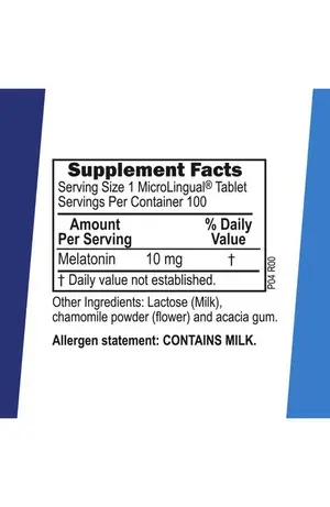 SUPERIOR SOURCE Fast-acting Melatonin Sublingual Dissolving Tablets