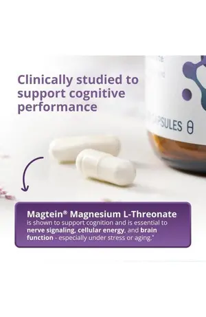 METAGENICS Advanced Magnesium L-threonate Brain Support Capsules 120 Capsules