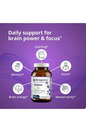 METAGENICS Advanced Magnesium L-threonate Brain Support Capsules 120 Capsules
